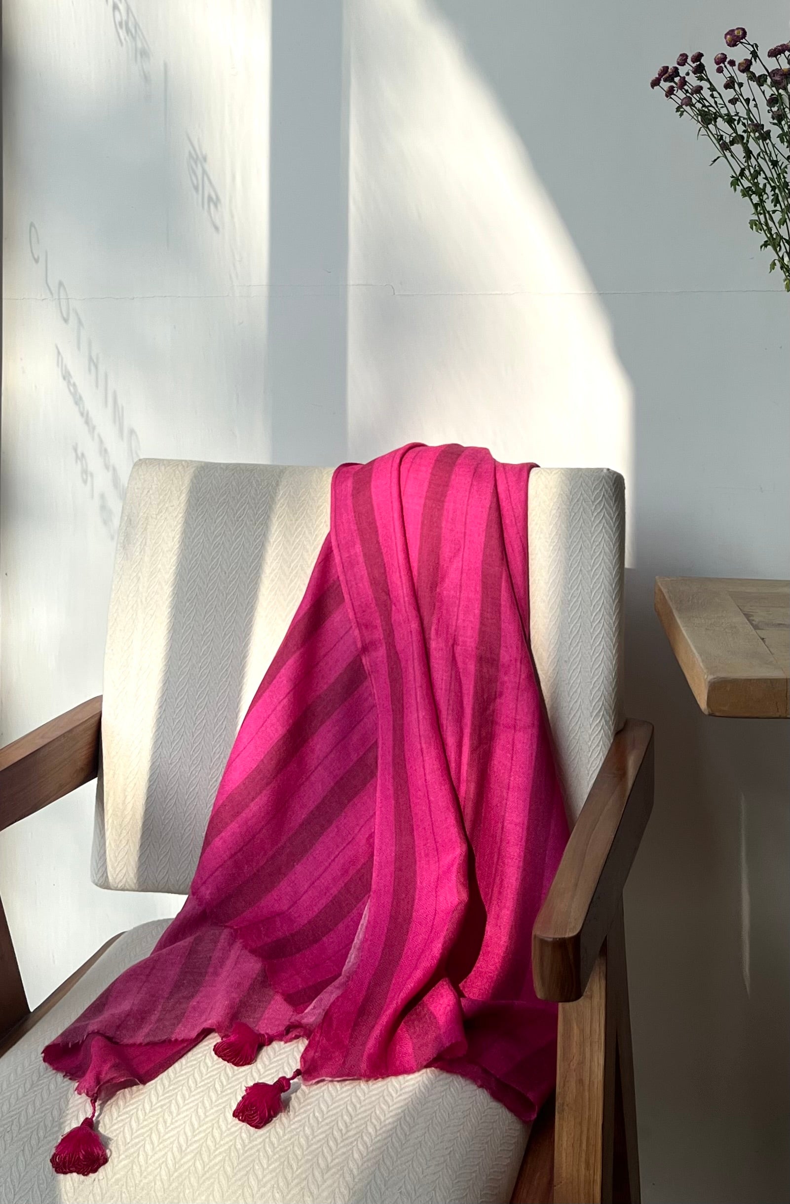 Bush Pink Cashmere Shawl – DOT